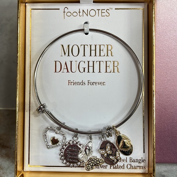 Footnotes | Jewelry | Footnotes Mother Daughter Silver Gold Stainless ...